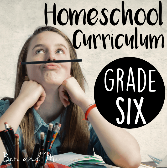 Homeschool Curriculum Choices For Grade 6