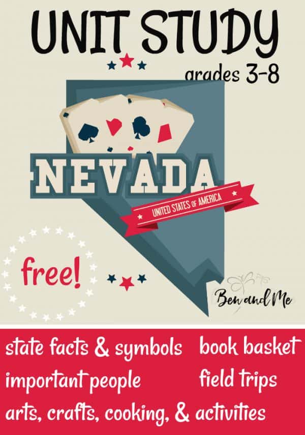 Free! Nevada Unit Study - Ben and Me