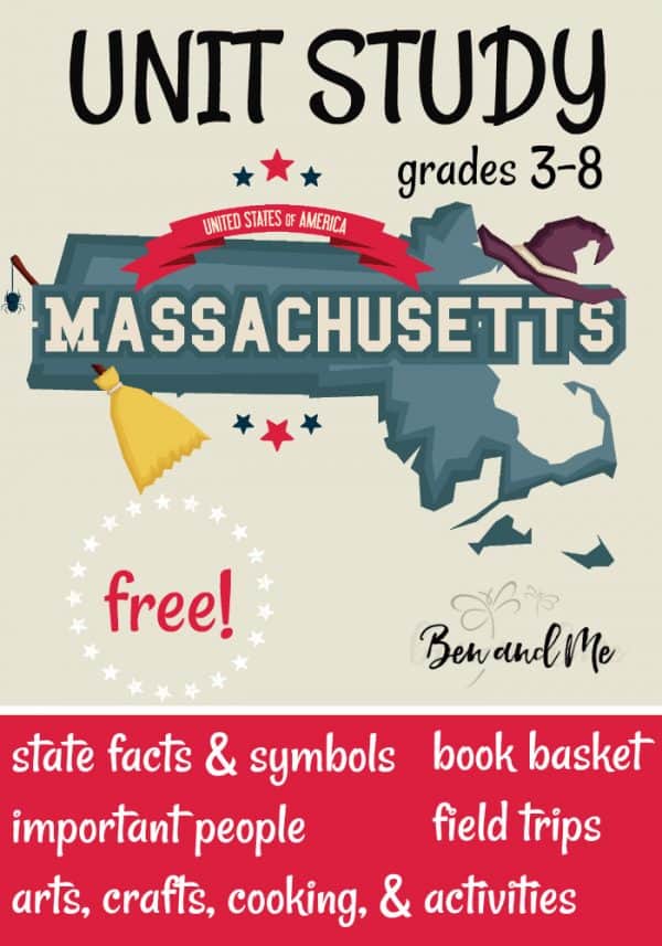 Free! Massachusetts Unit Study - Ben and Me