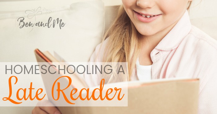 Homeschooling a Late Reader - Ben and Me