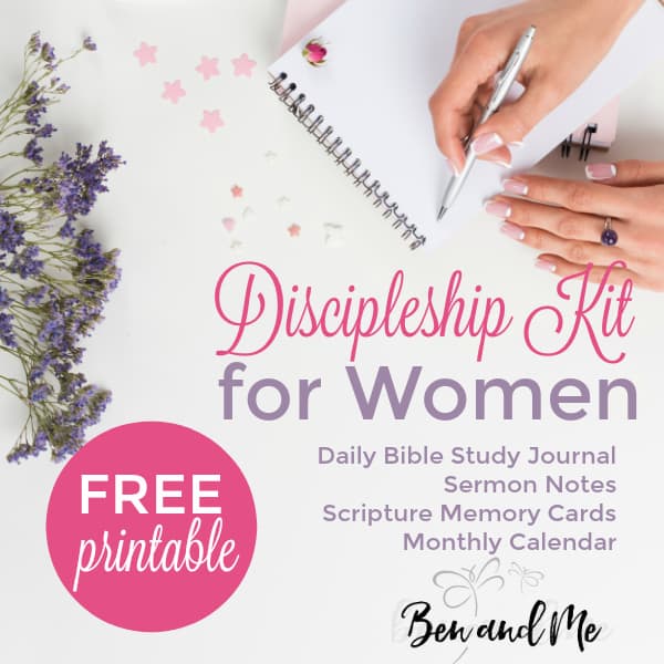 Personal Discipleship for Busy Moms (free printable) - Ben and Me