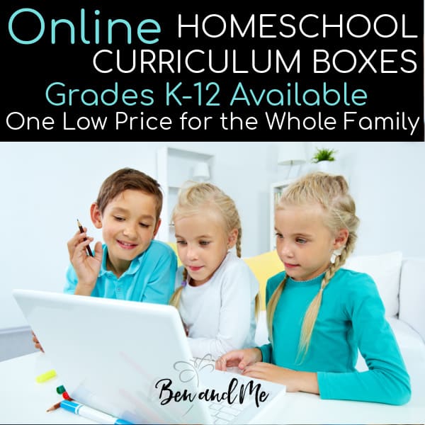 Online Homeschool Curriculum Boxes by Grade Level - Ben and Me