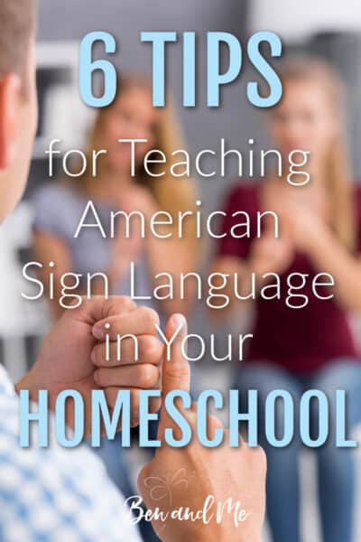 How to Teach American Sign Language (ASL) in Your Homeschool for FREE ...