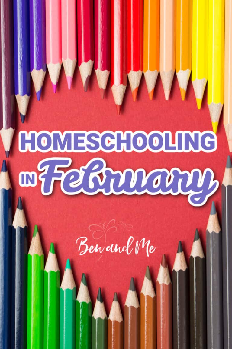 Homeschooling in February - Ben and Me