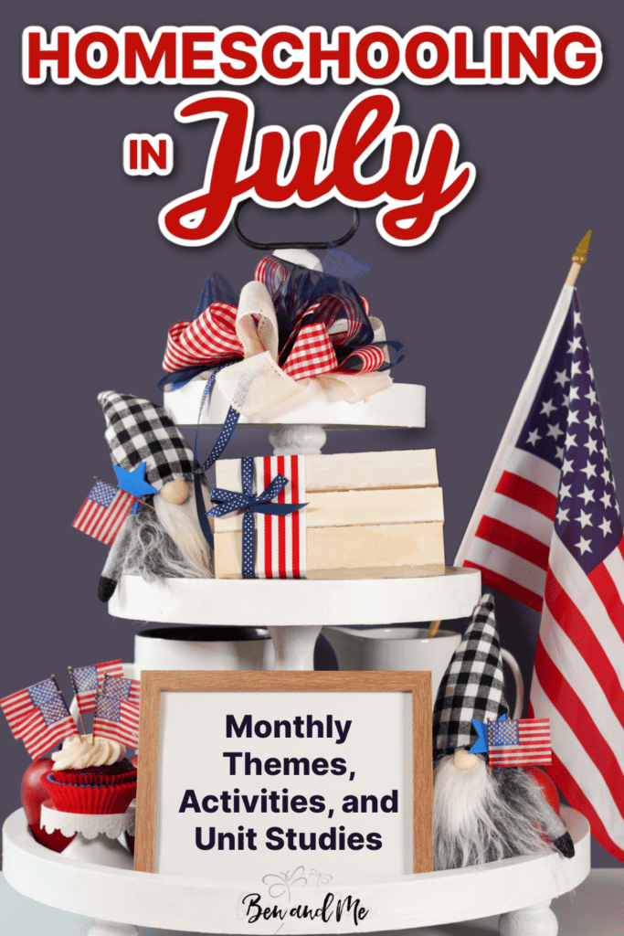 Homeschooling in July - Ben and Me